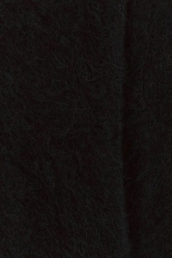 UMA WANG Stretch Alpaca Blend Sweater - Black