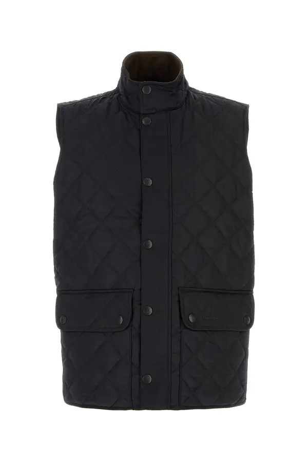 Barbour Quilted Sleeveless Vest With High Neck