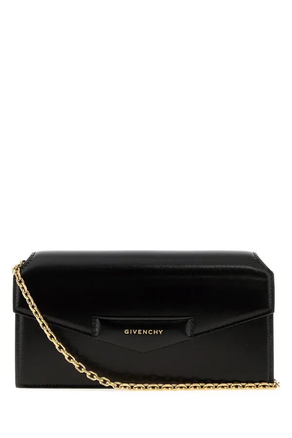 Givenchy Antigona Leather Clutch With Chain Strap