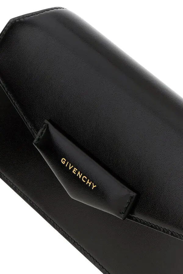 Givenchy Antigona Leather Clutch With Chain Strap
