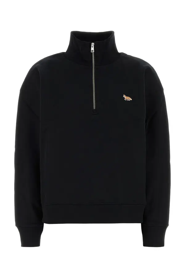 Maison Kitsuné Cotton Sweatshirt With Baby Fox Patch