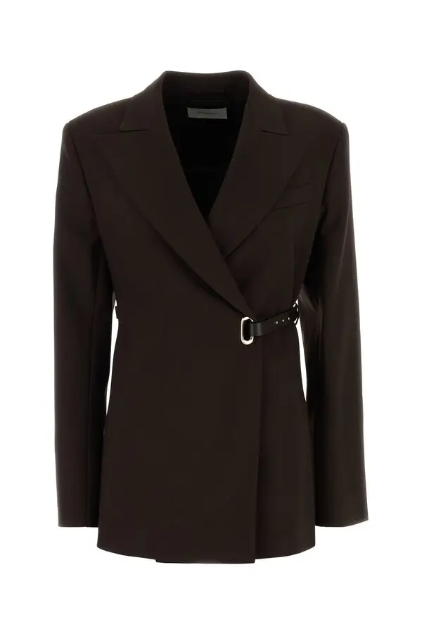 Sportmax Stretch Viscose Cinta Blazer