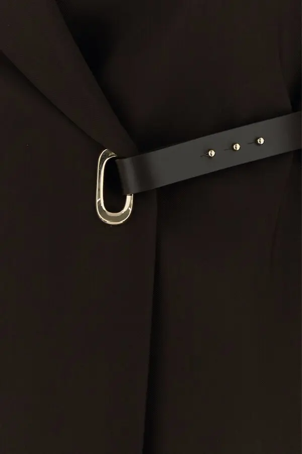 Sportmax Stretch Viscose Cinta Blazer