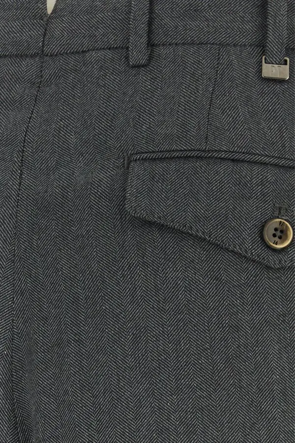 PT TORINO Dark Cotton Blend Pant