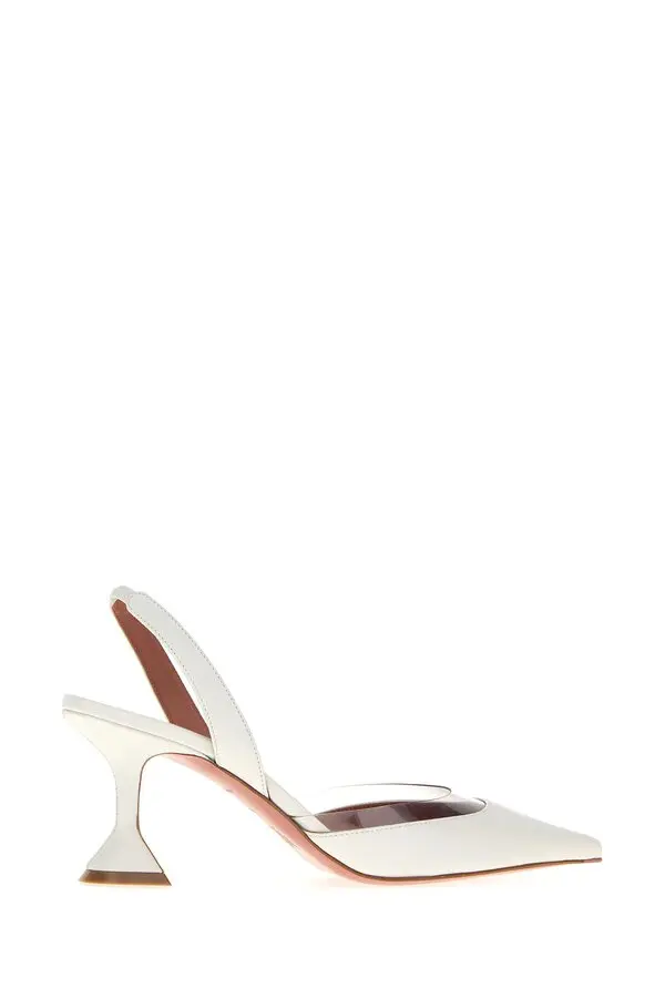 Amina Muaddi Nappa Leather Lara Pumps