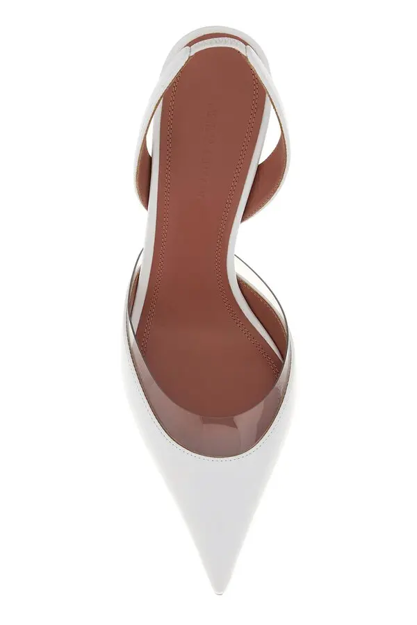 Amina Muaddi Nappa Leather Lara Pumps