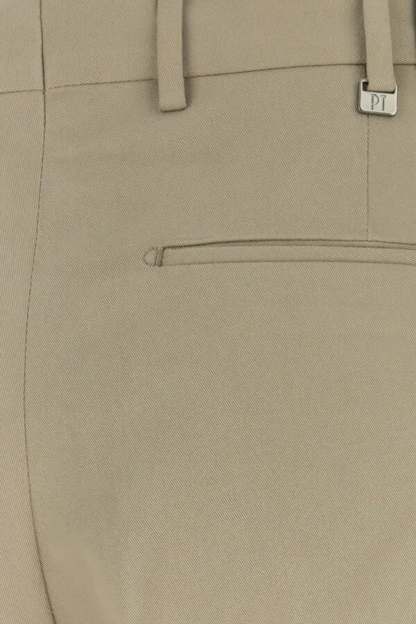 PT TORINO Cappuccino Stretch Cotton Pant