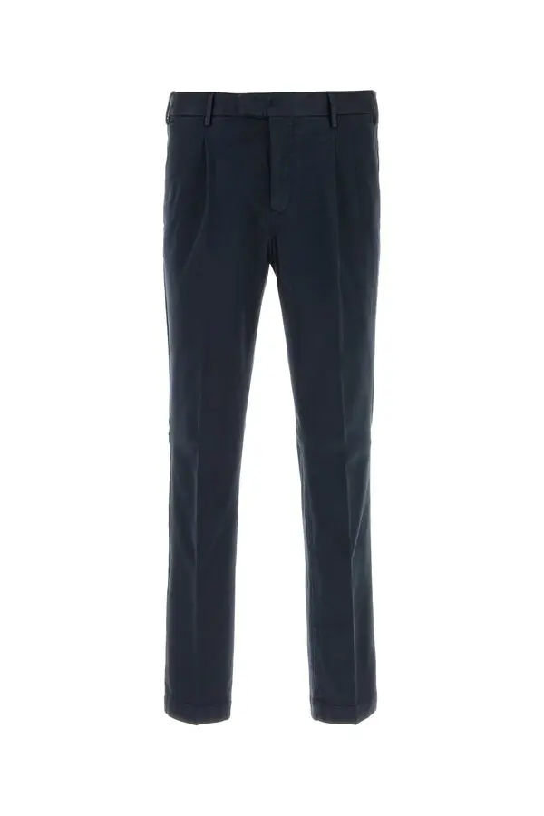 PT TORINO Navy Stretch Cotton Pant