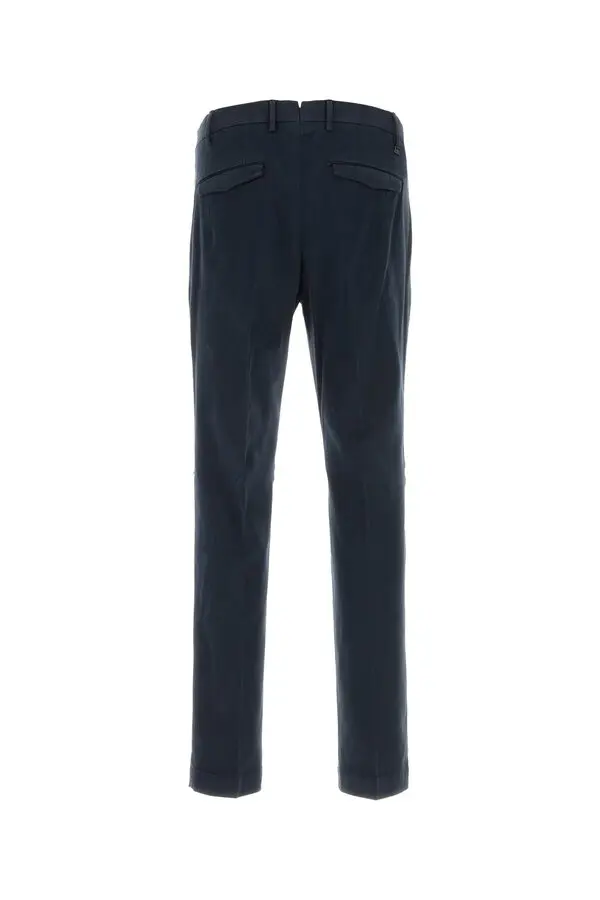PT TORINO Navy Stretch Cotton Pant