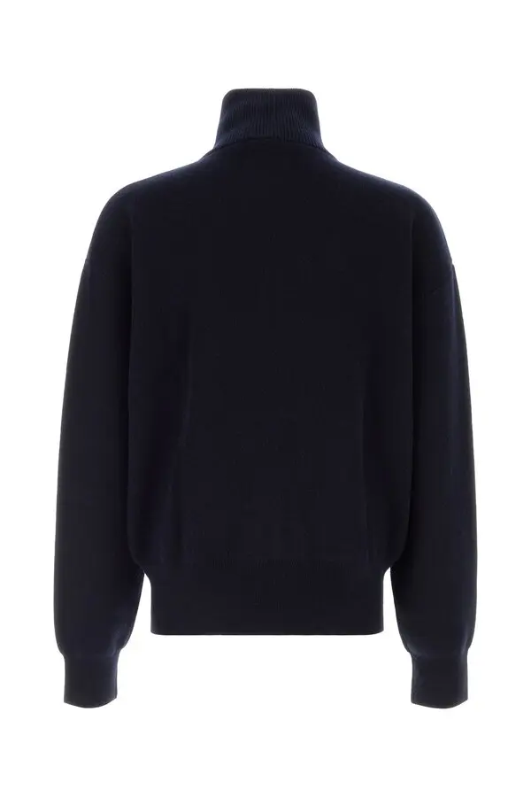 Extreme Cashmere Cardigan With High Neck