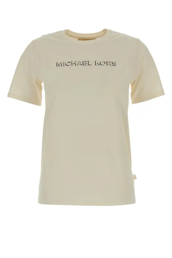 Michael Kors Cream Cotton T-shirt