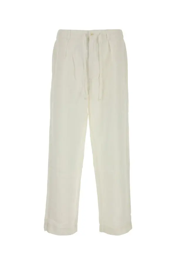 Polo Ralph Lauren Linen Pants With Inverted Pleats