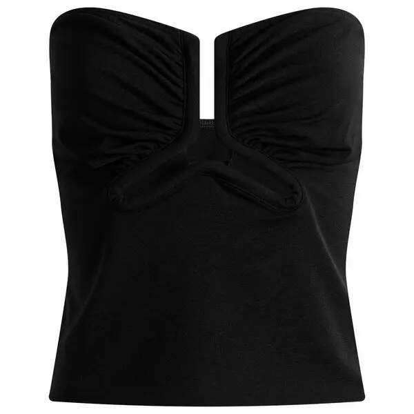 Rick Owens Alannah Cropped Bustier Top