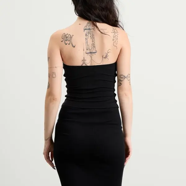 Rick Owens Alannah Cropped Bustier Top