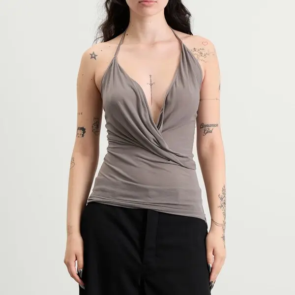 Rick Owens Draped Open Back Top