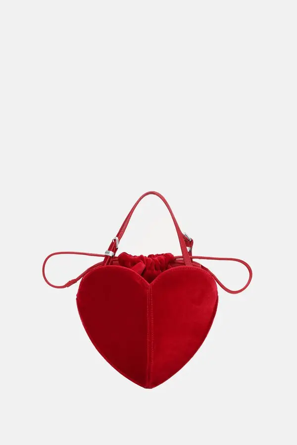 ROTATE BY BIRGER CHRISTENSEN Velvet Heart Bag - Red