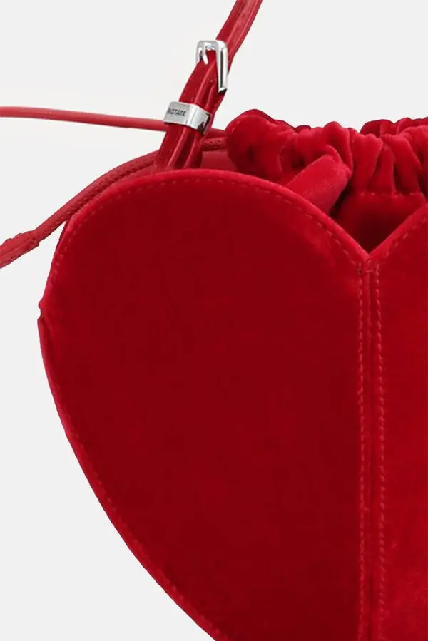ROTATE BY BIRGER CHRISTENSEN Velvet Heart Bag - Red