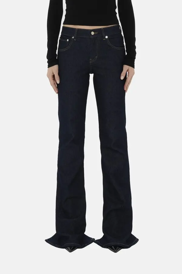 HAIKURE Chewy Normal Wash Jeans - Nero