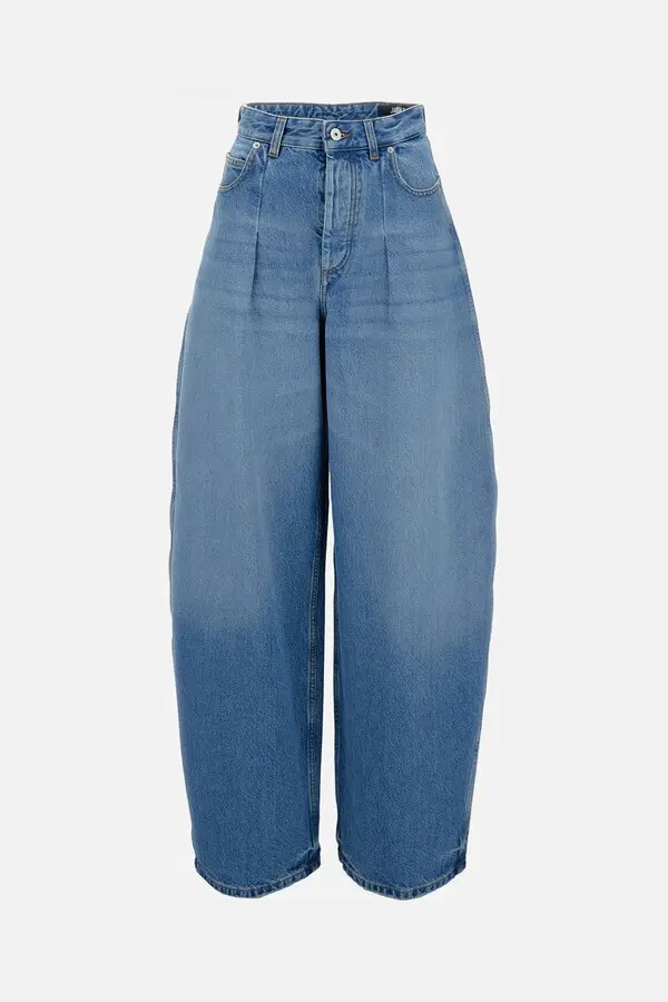 Jacquemus Le De Nimes Oval Jeans - Sky Blue