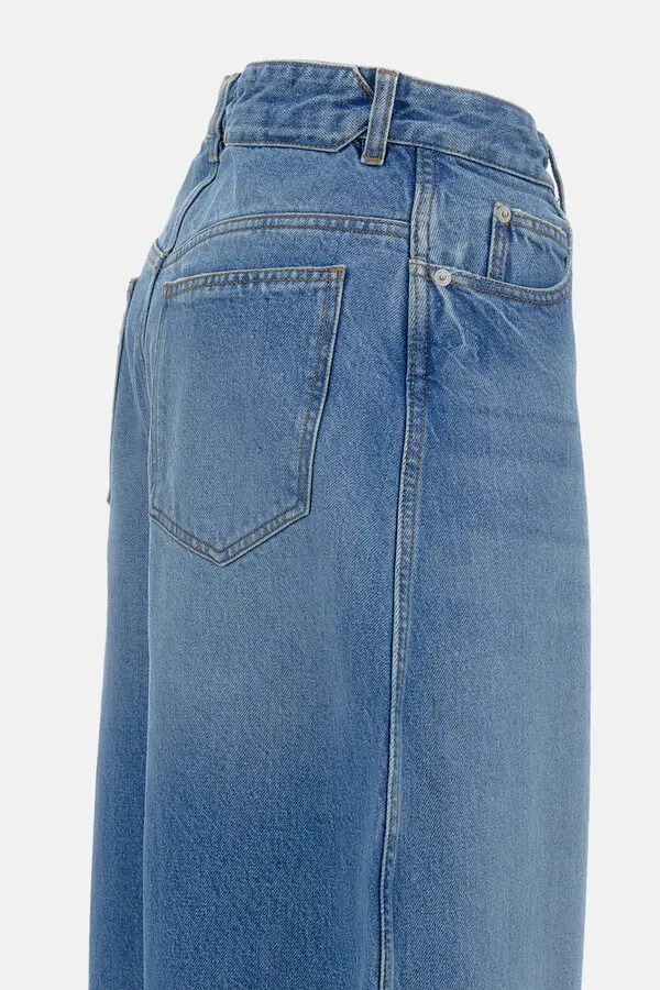 Jacquemus Le De Nimes Oval Jeans - Sky Blue
