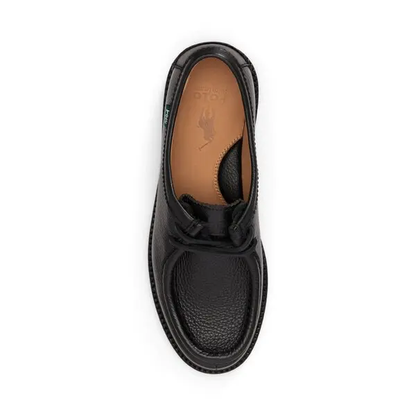 Ralph Lauren Jett Tumbled Leather Moc-toe Shoes