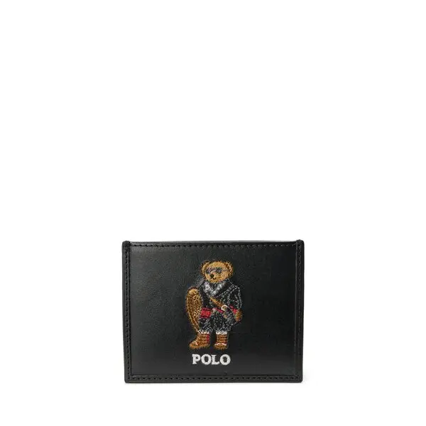 Ralph Lauren Polo Bear Leather Card Case