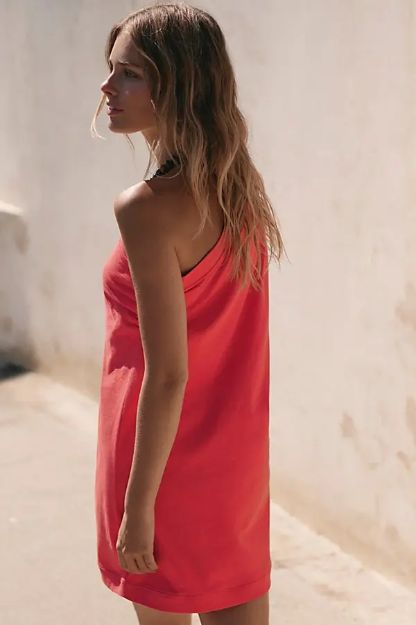 Free People Esmee One-shoulder T-shirt Mini Dress