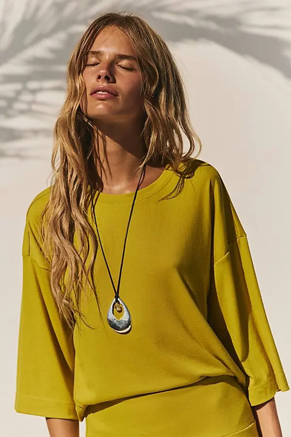 Free People Good Feels Maple Midi Dress