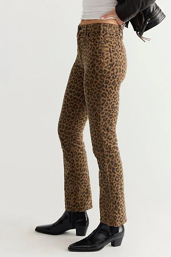 MOTHER The Hustler Flood Printed Jeans