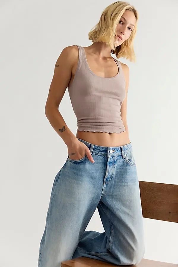 EB DENIM Shifter Bowed Jeans