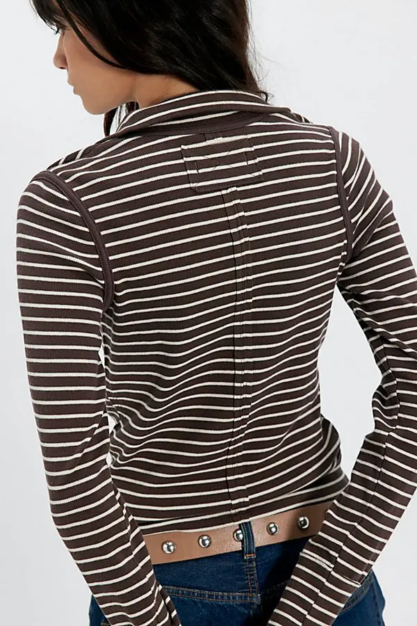 Free People We The Free Lake Striped Henley