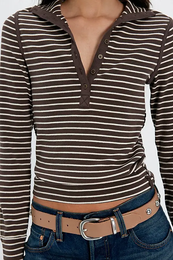 Free People We The Free Lake Striped Henley