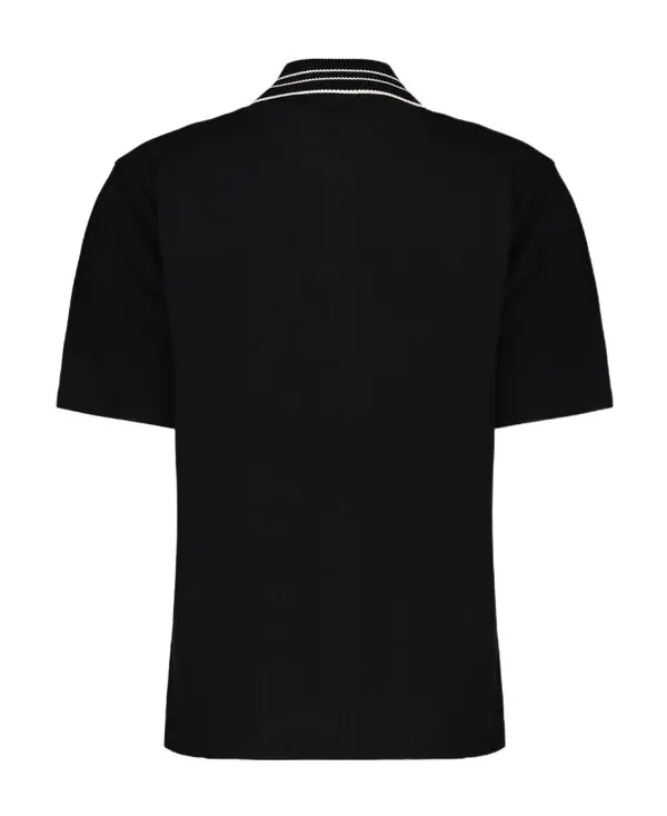 Moncler Logo Patch Short-sleeved Polo Shirt