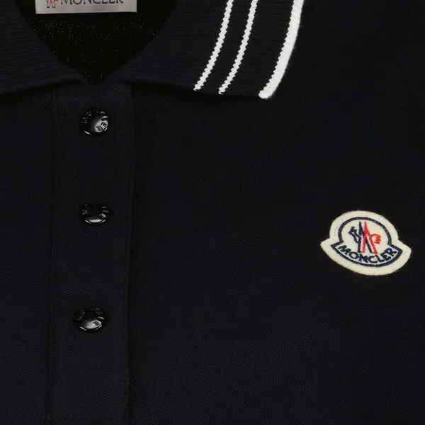 Moncler Logo Patch Short-sleeved Polo Shirt