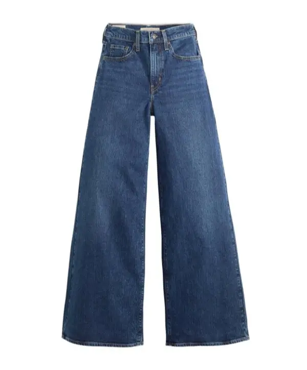 LEVI'S 728 High Rise Wide Leg Jeans - Blue