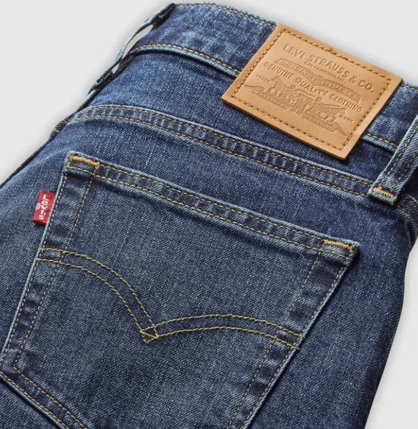 LEVI'S 728 High Rise Wide Leg Jeans - Blue