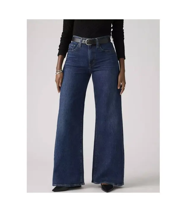LEVI'S 728 High Rise Wide Leg Jeans - Blue