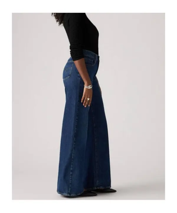 LEVI'S 728 High Rise Wide Leg Jeans - Blue