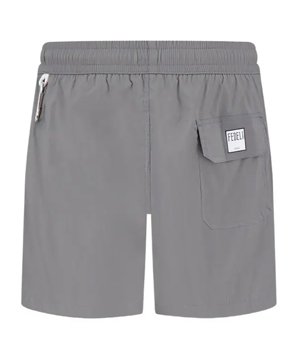 Fedeli Drawstring Elastic-waist Swim Shorts