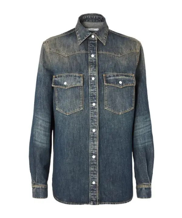 Fendi Washed Denim Shirt