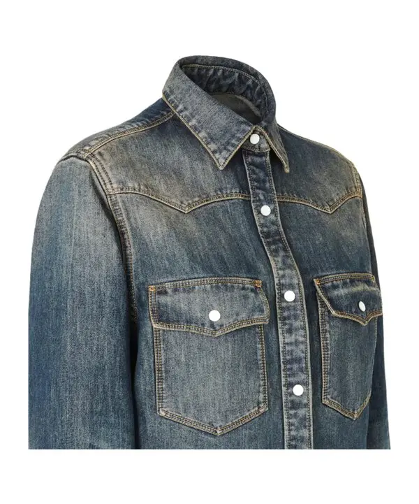 Fendi Washed Denim Shirt