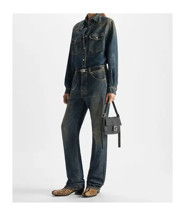 Fendi Washed Denim Shirt