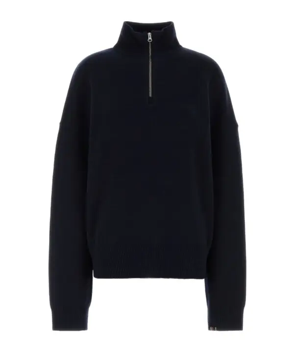 Extreme Cashmere N235 Hike Half Zip Sweater - Navy Blue