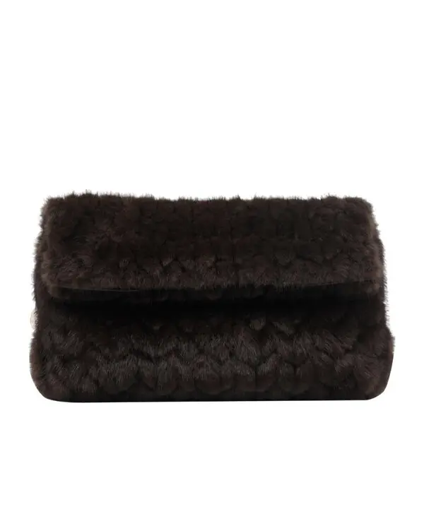 Liu Jo Faux Fur Clutch Bag