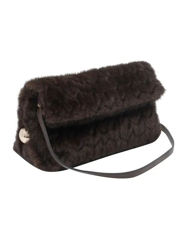 Liu Jo Faux Fur Clutch Bag