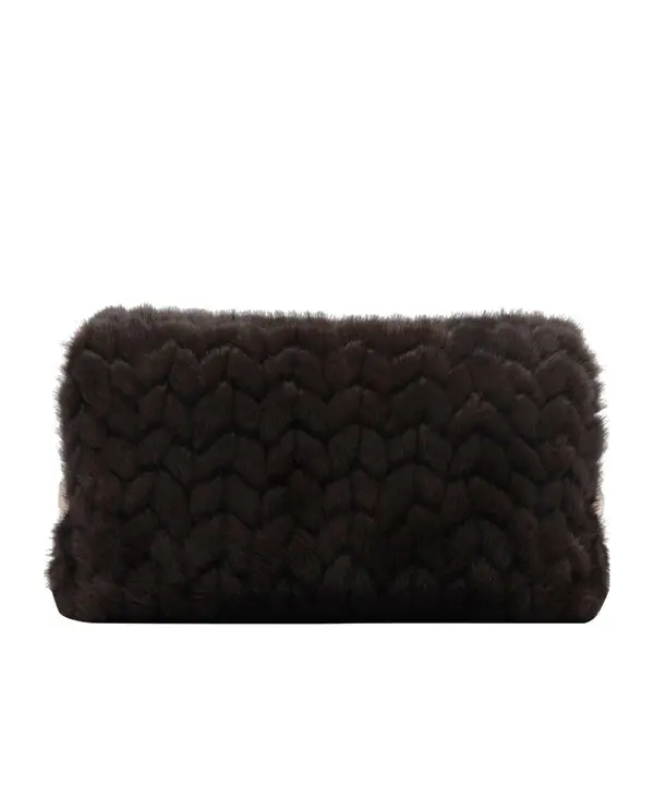 Liu Jo Faux Fur Clutch Bag