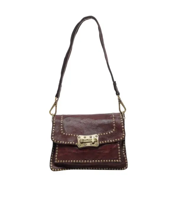 CAMPOMAGGI Agnese Studded Shoulder Bag
