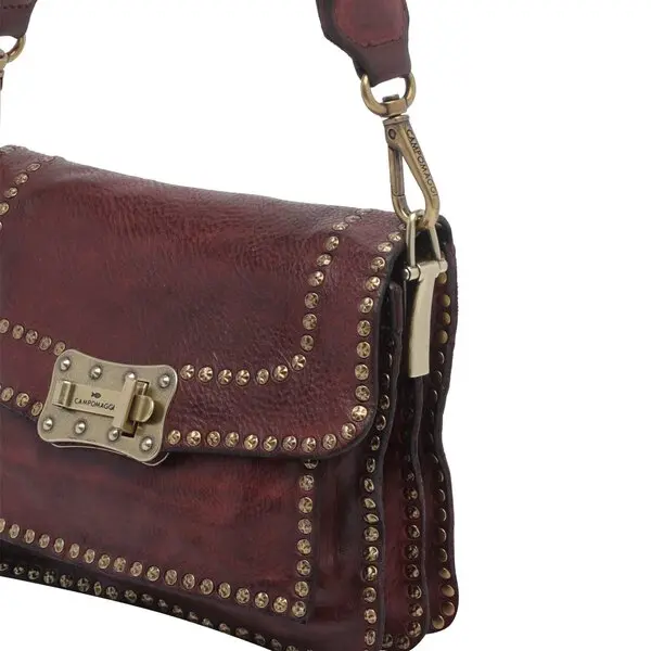 CAMPOMAGGI Agnese Studded Shoulder Bag