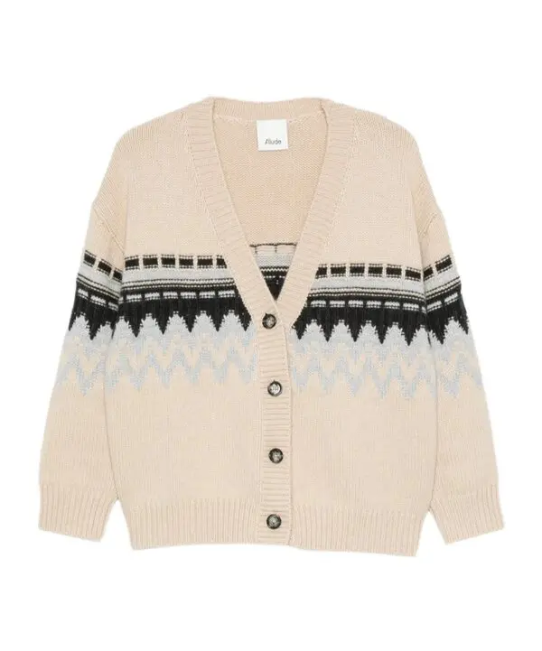 ALLUDE V-neck Cardigan