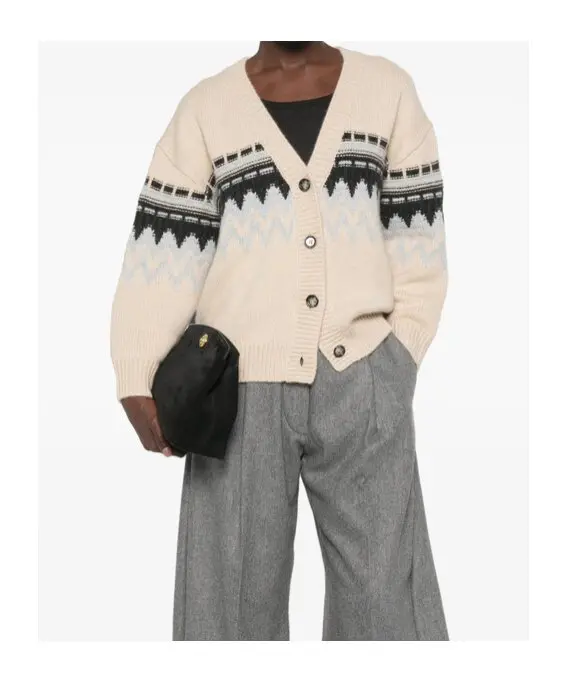 ALLUDE V-neck Cardigan